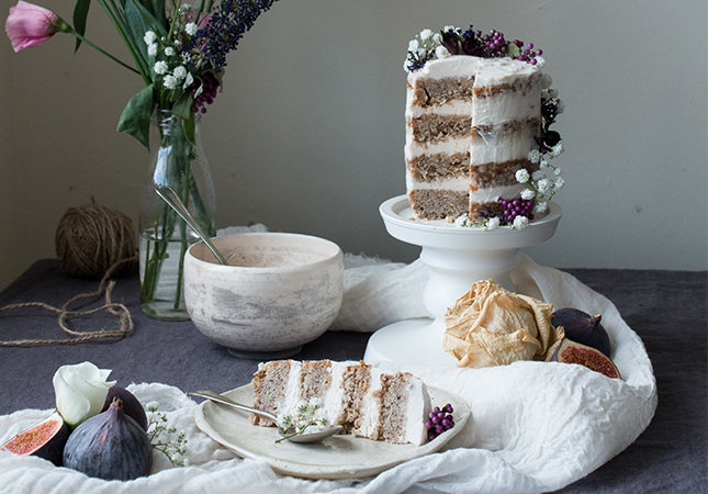 Vegan mini layer cake recipe from the Little Plantation